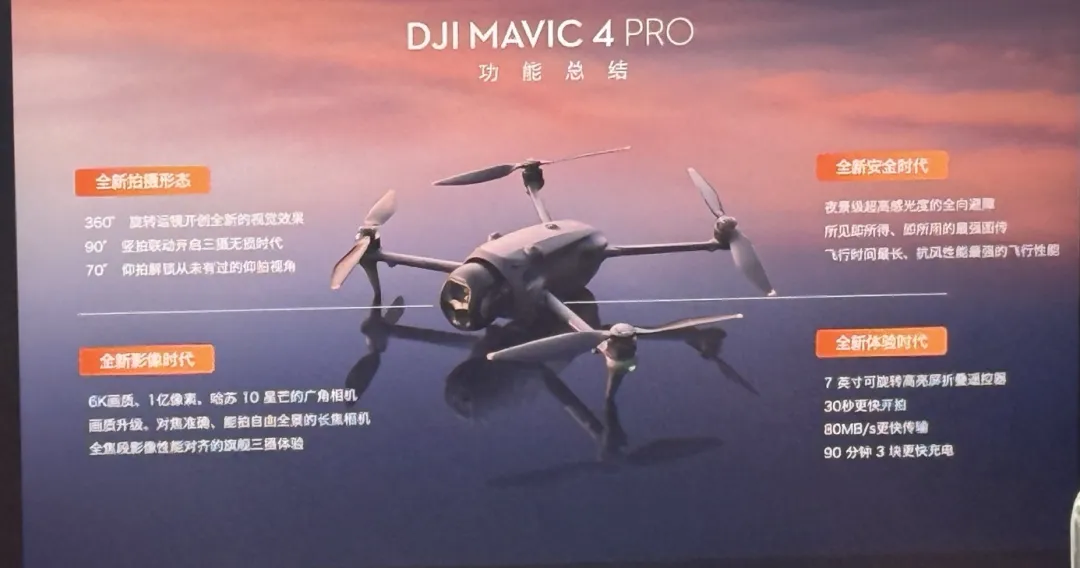 大疆Mavic 4 Pro要来了！主要规格参数、高清产品图提前看-航拍网